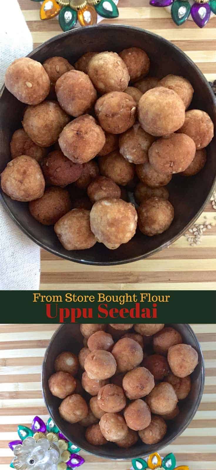 Easy Uppu Seedai From Store Bought Flour - PepperOnPizza