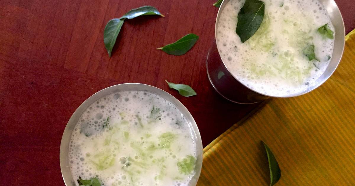 Neer Mor: Spiced Buttermilk with Cucumber - PepperOnPizza