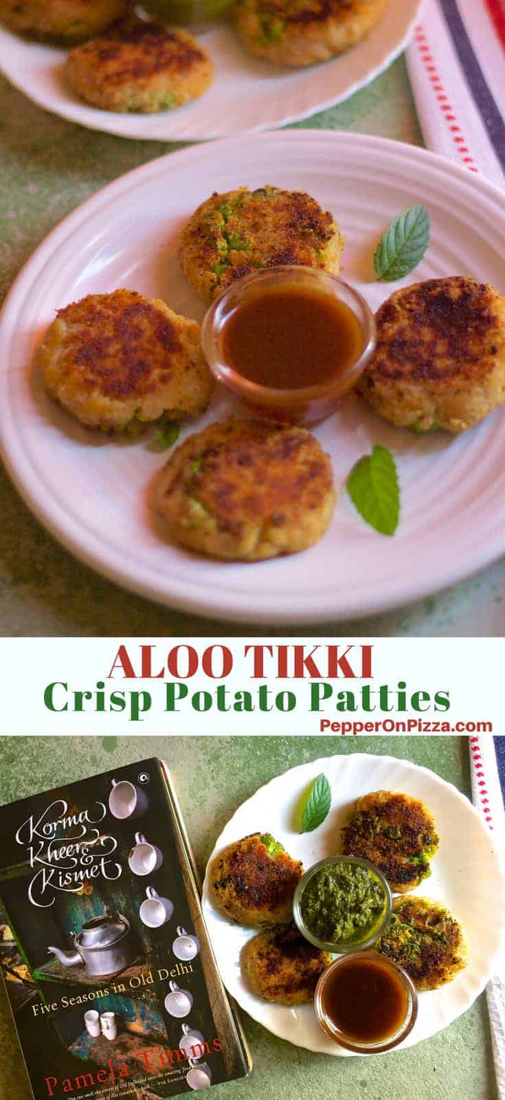 Aloo Tikki - Indian Crispy Potato Patties - PepperOnPizza