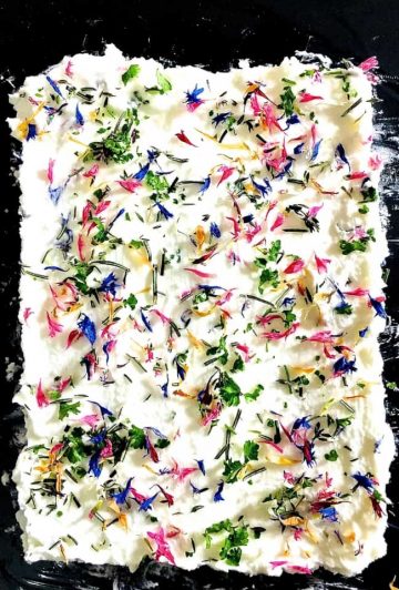 Edible Flower and Herb Butter -Easy Flavored Butter - PepperOnPizza