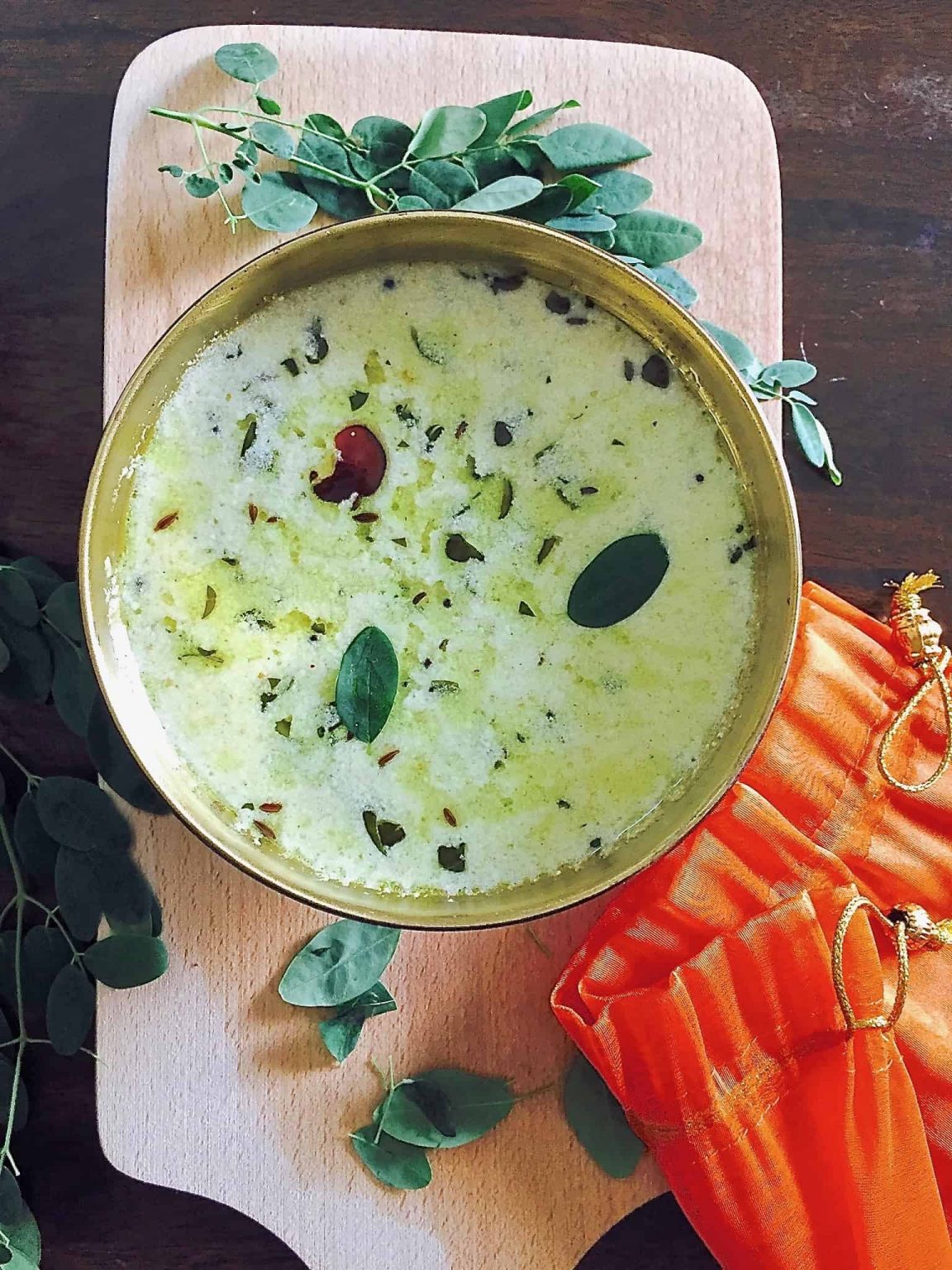 Murungai Keerai MoreKuzhambu: Moringa Yogurt Stew - PepperOnPizza