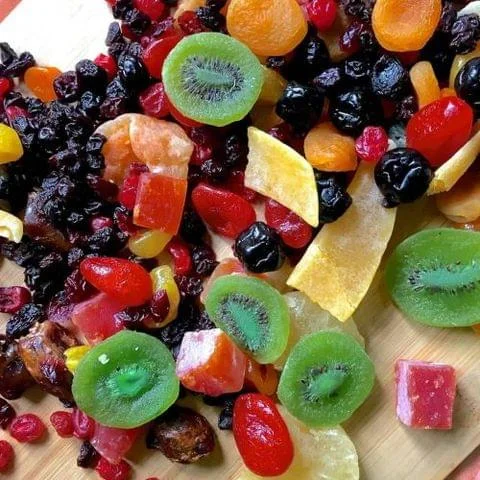 mixed fruit ingredients